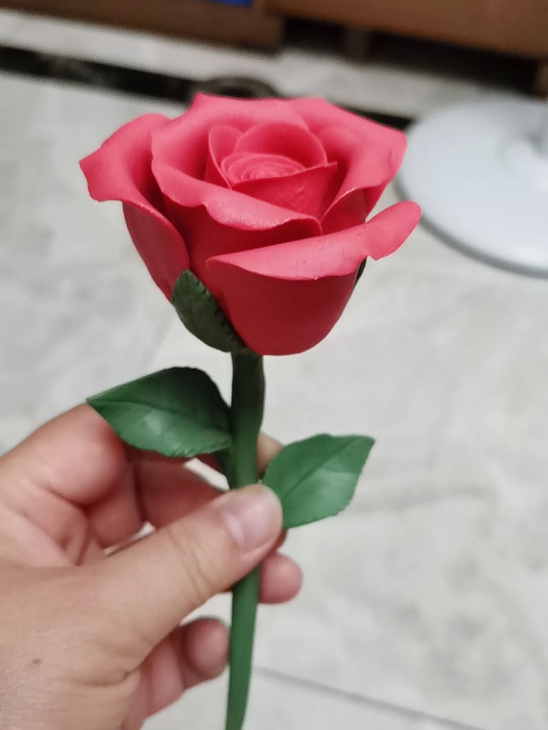 Porcelain Flowers Ceramic Roses Ceramic Roses on Stem - Etsy