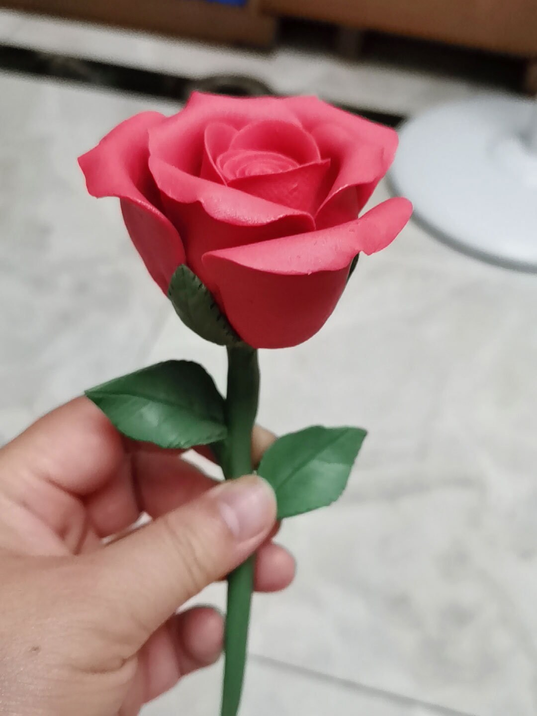 Porcelain Flowers Ceramic Roses Ceramic Roses on Stem - Etsy