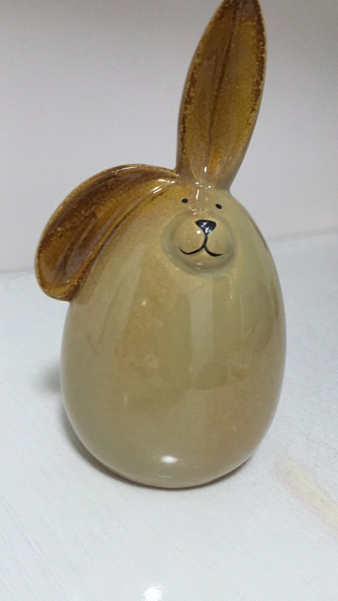 Set of 3 Rabbit Figurine Ceramic Sculpture Bunny Statue - Etsy