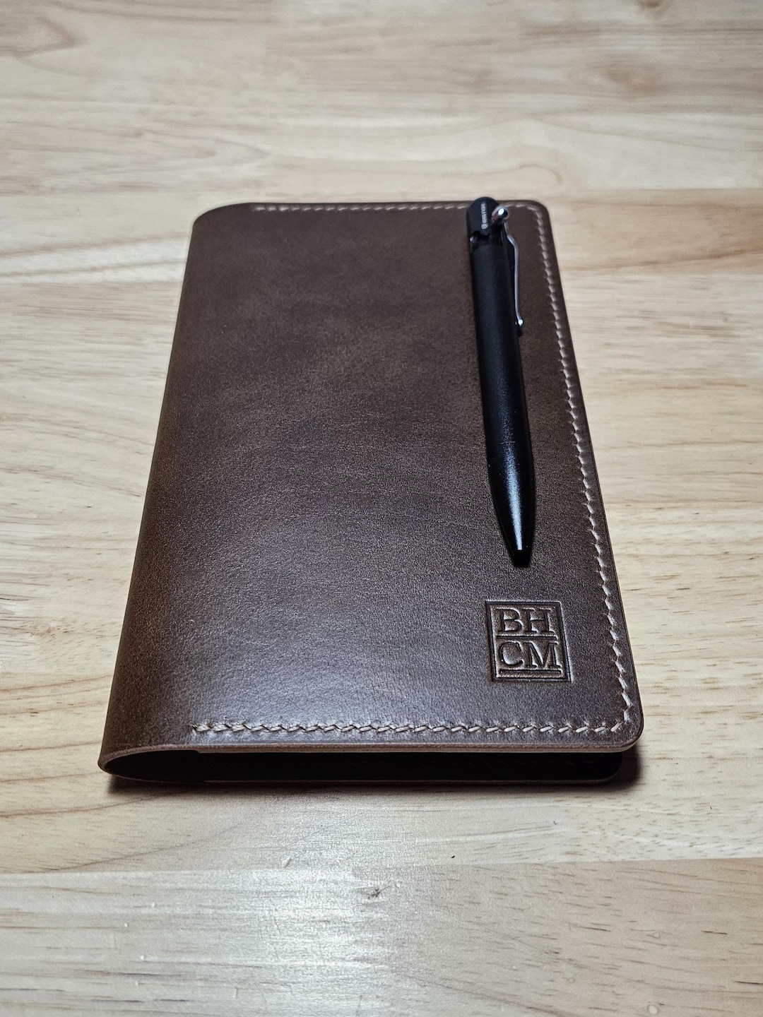Handmade B6 Slim Leather Journal Cover, Refillable Notebook - Etsy