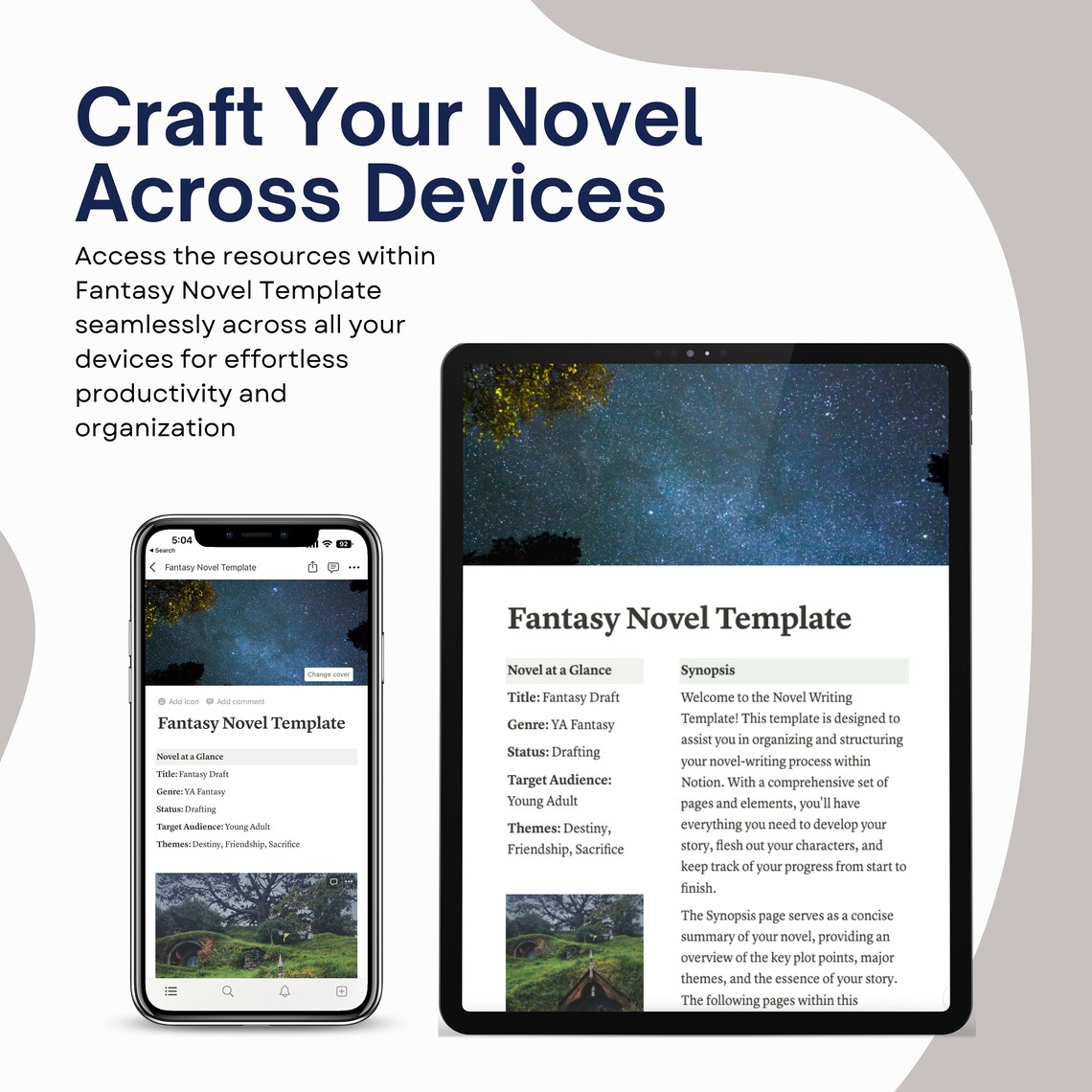 Notion Fantasy Novel Writing & Worldbuilding Template for Authors ...