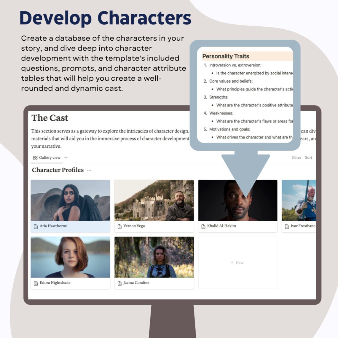 Notion Fantasy Novel Writing & Worldbuilding Template for - Etsy
