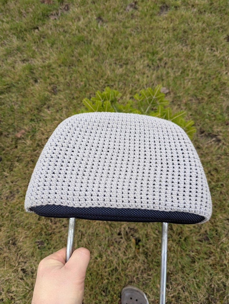 Crochet Car Headrest Cover Pattern PDF, English_us Crochet Pattern ...