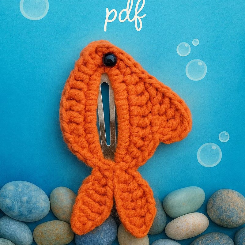 Crochet Fish Clips - Etsy