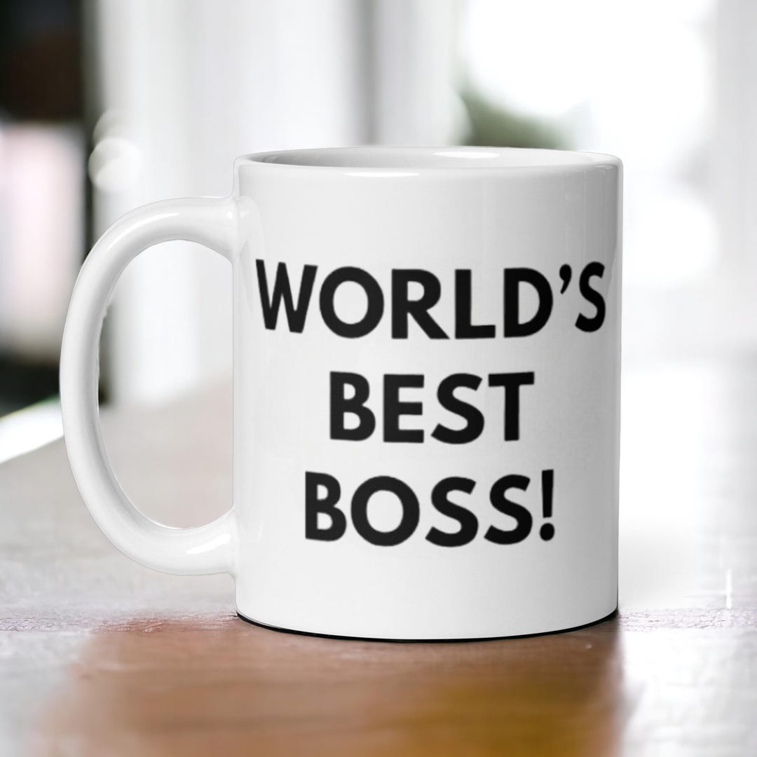 World Boss Mug, Boss Gift, Office Mug, Best Boss Gift, Funny Boss Mug ...