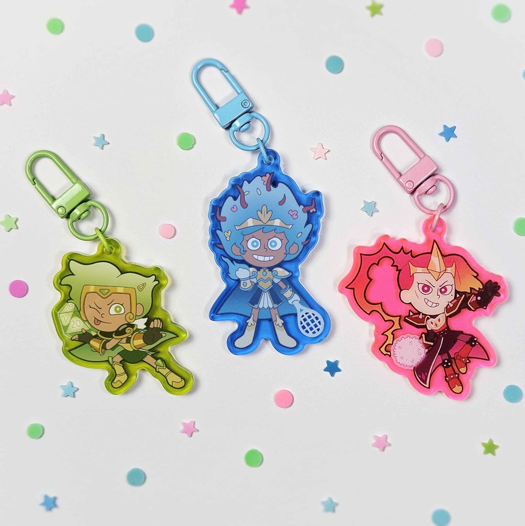 Amphibia Calamity Trio Keychains | Anne, Sasha, & Marcy - Etsy