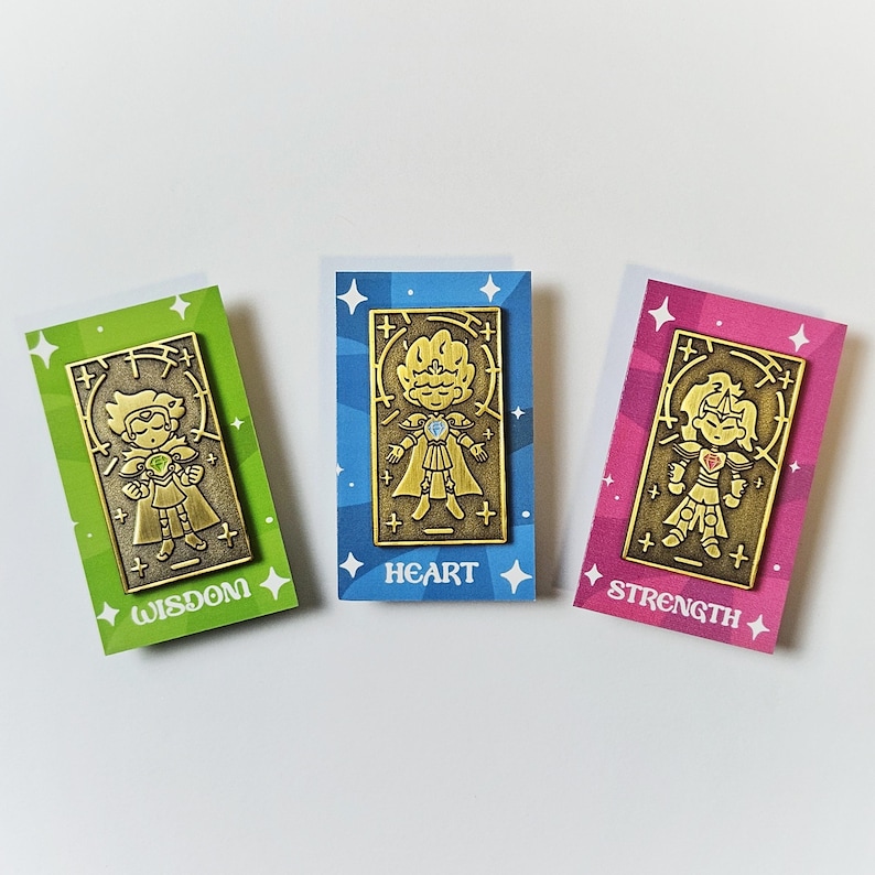 Amphibia Calamity Trio Enamel Pins | Anne, Sasha, & Marcy - Etsy