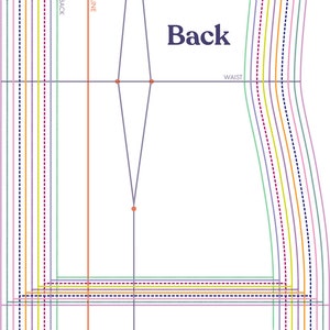 Dress Block PATTERN - 10 Sizes - XXS-4XL - Instant Digital Download PDF ...