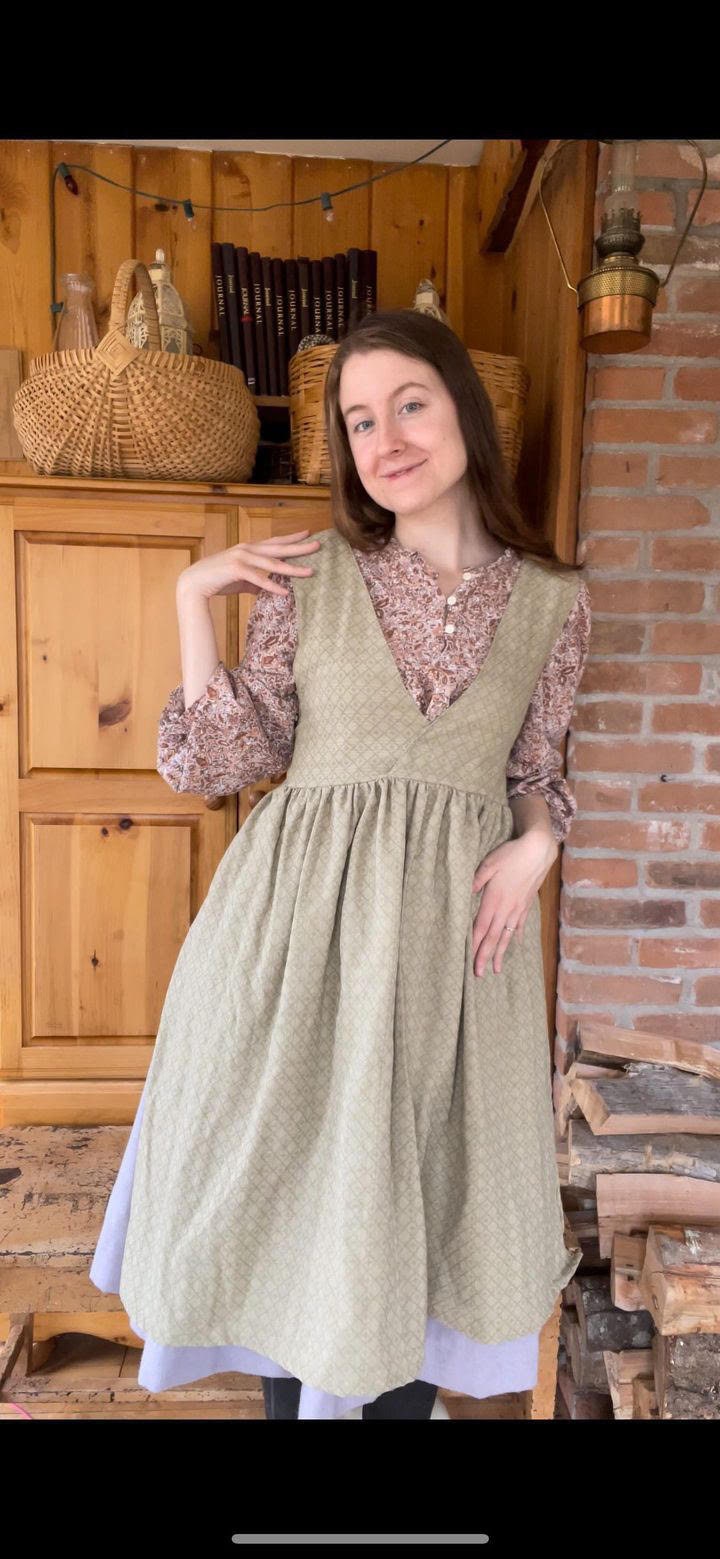 Forager Pinafore PDF Digital Sewing Pattern | Cottagecore Oversized ...