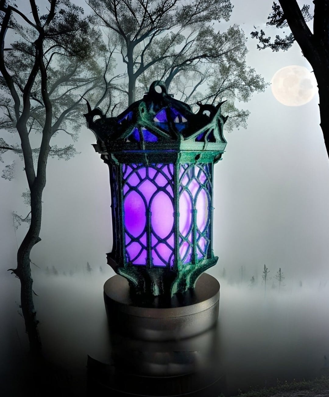 Elegant Mystical Style Unique Led Lantern - Etsy