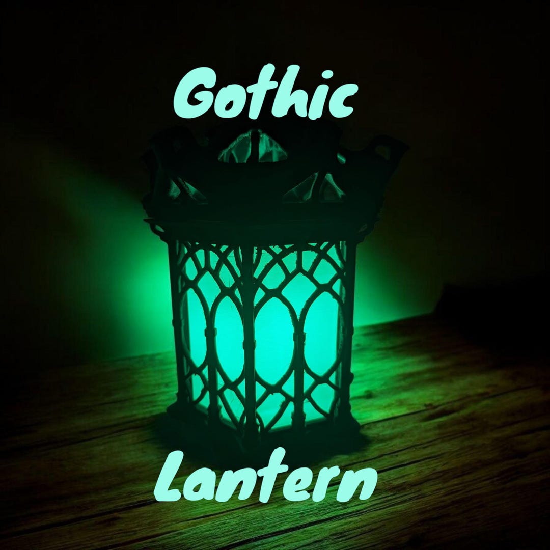 Gothic LANTERN LAMP LED Elegant Mystical Style - Etsy