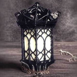 Gothic LANTERN LAMP LED Elegant Mystical Style - Etsy