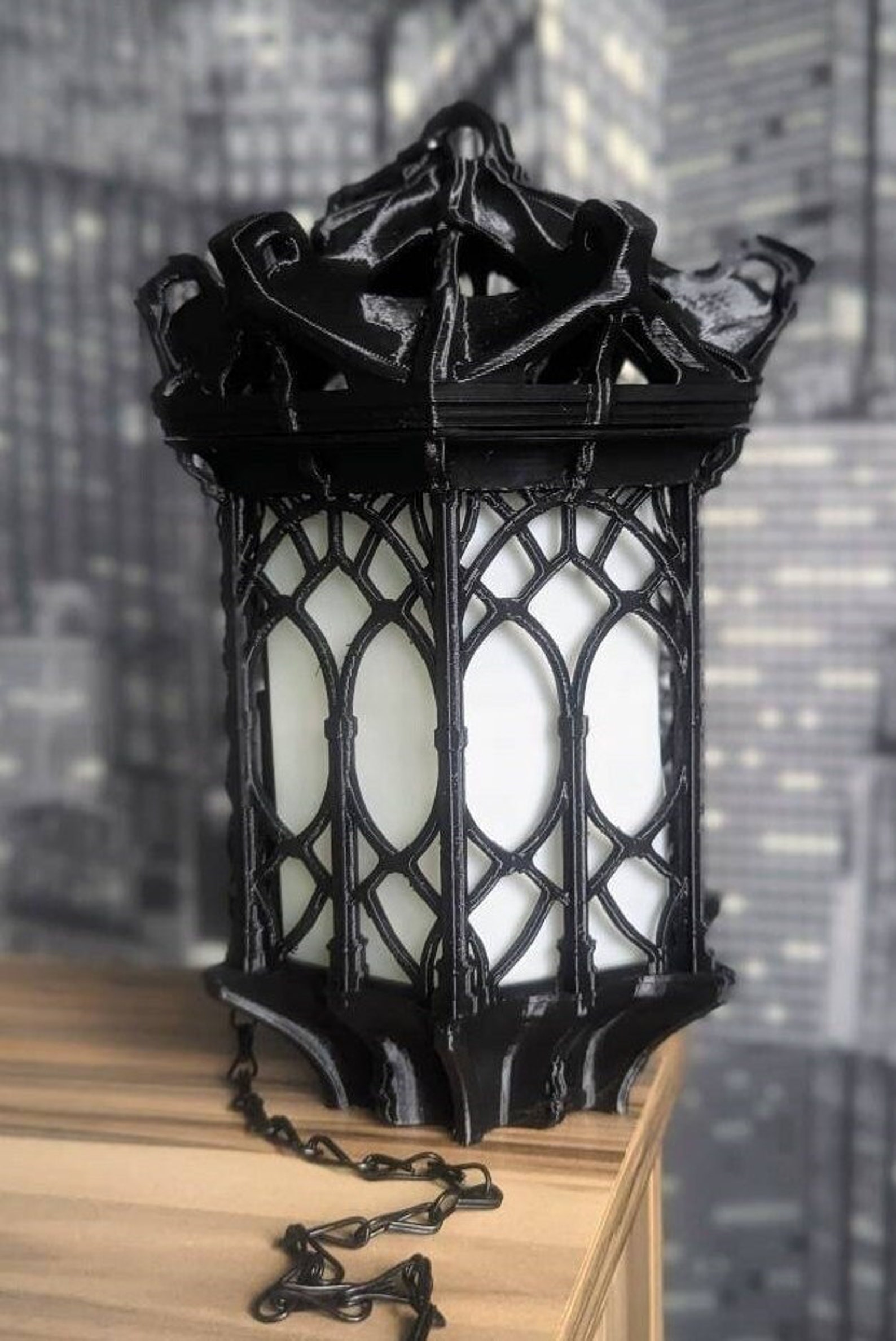 Gothic LANTERN LAMP LED Elegant Mystical Style - Etsy