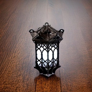 Gothic LANTERN LAMP LED Elegant Mystical Style - Etsy