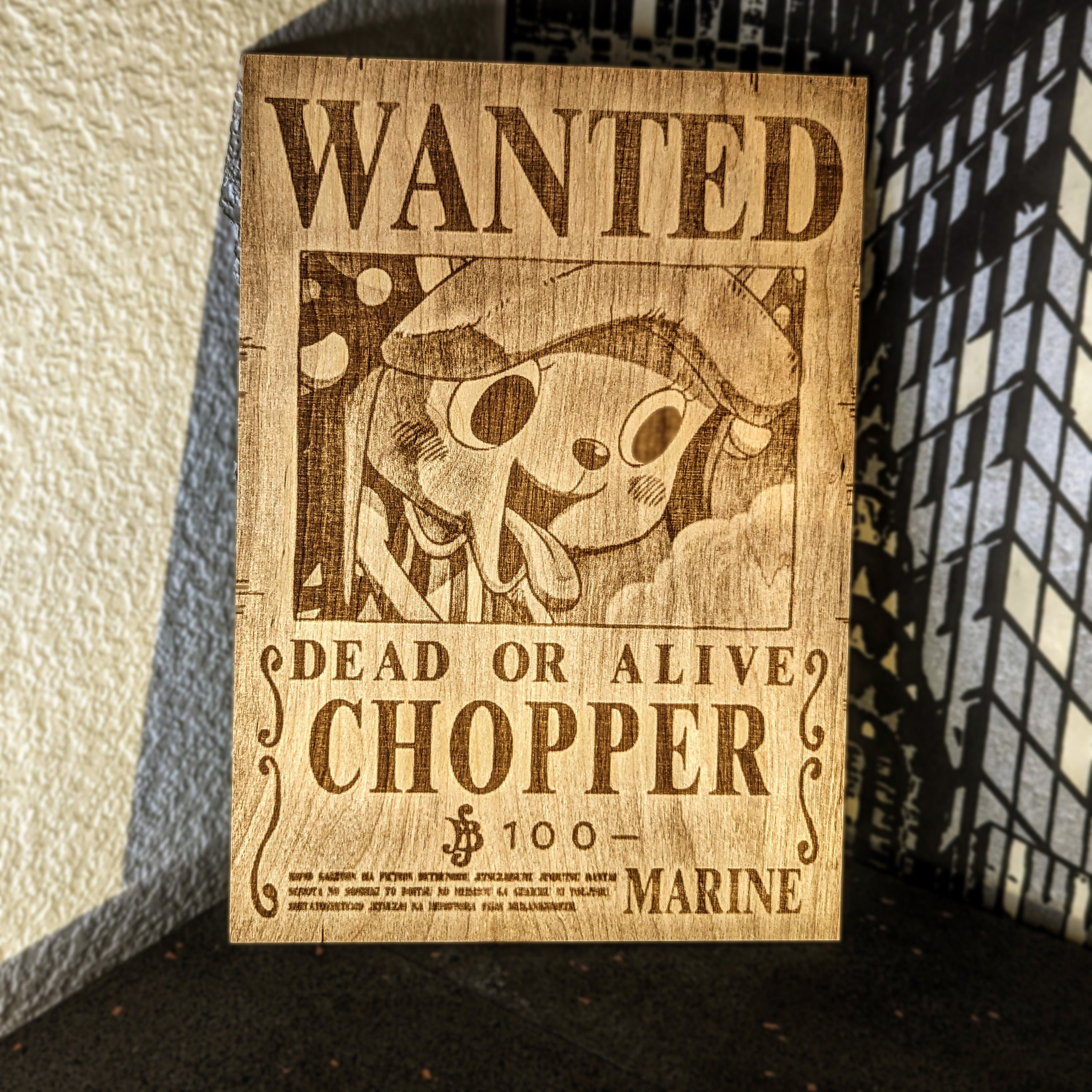 One Piece Wanted Poster Chopper