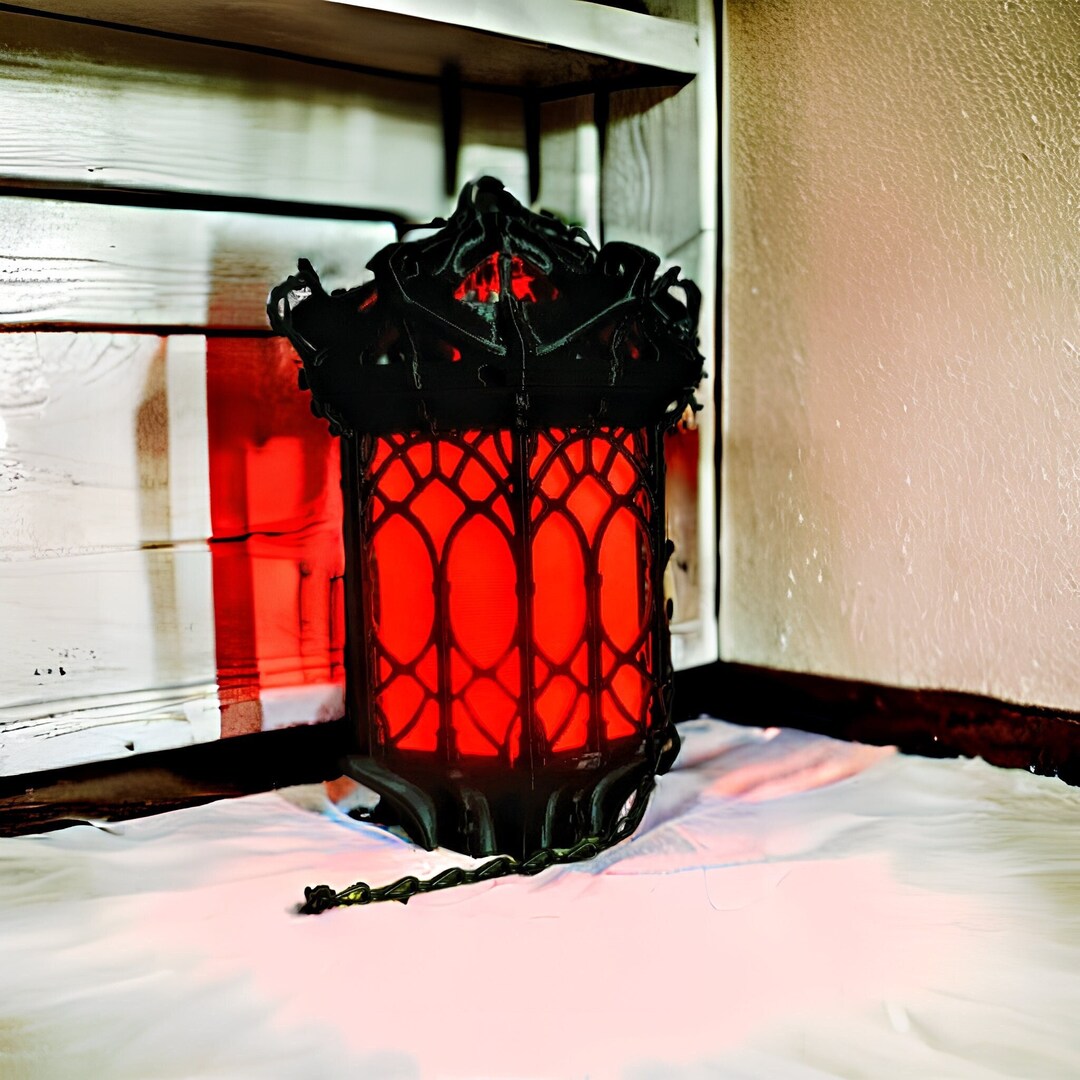 Gothic LANTERN LAMP LED Elegant Mystical Style - Etsy