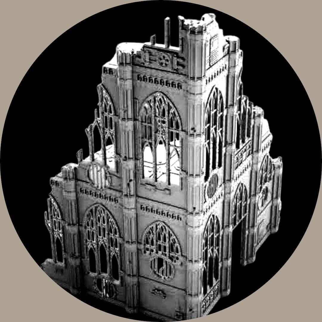 Tabletop Terrain Imperial Library Ruins | 28mm-32mm Fantasy Scenery for ...