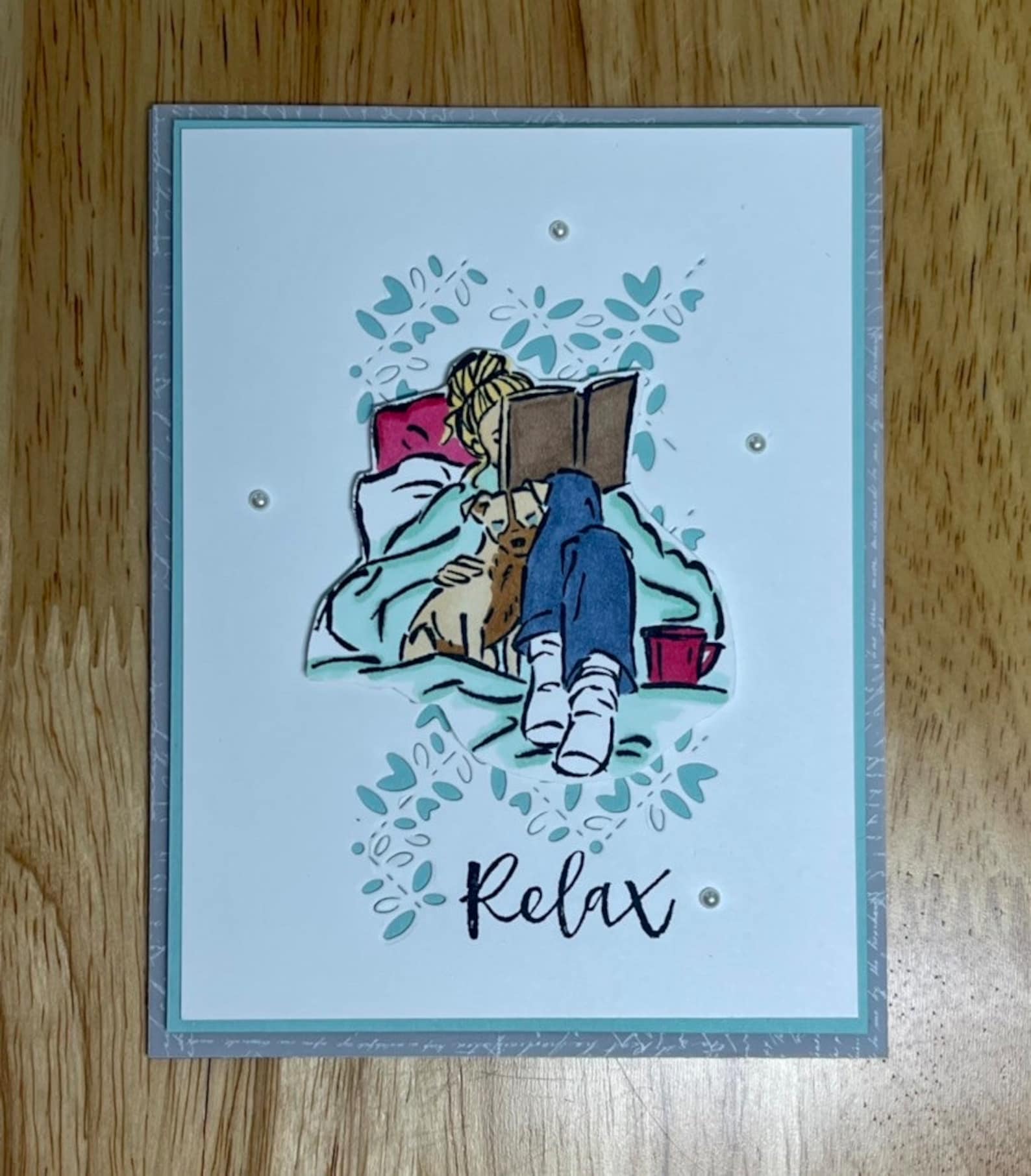 Relax Card - Etsy