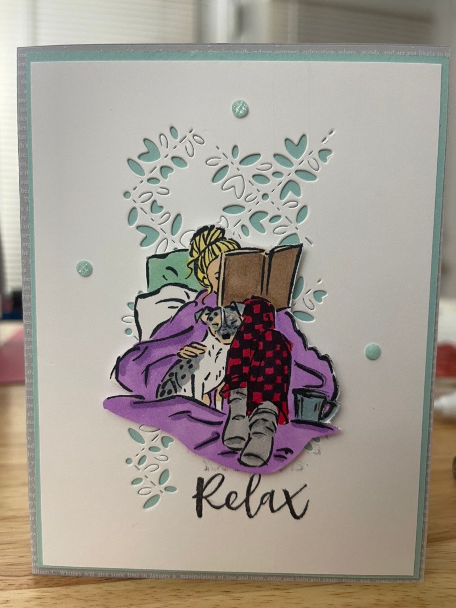 Relax Card - Etsy