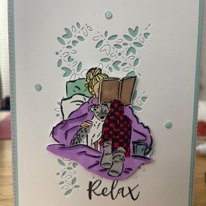 Relax Card - Etsy