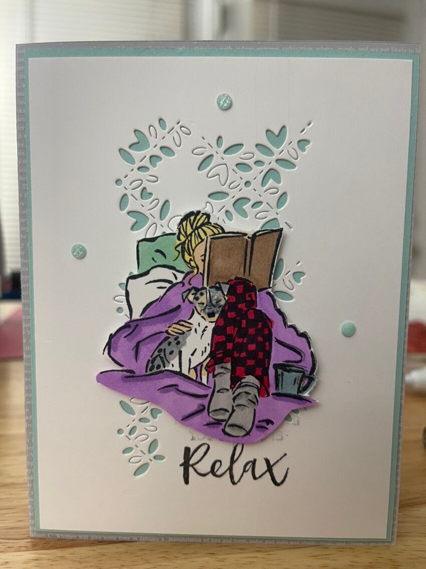 Relax Card - Etsy