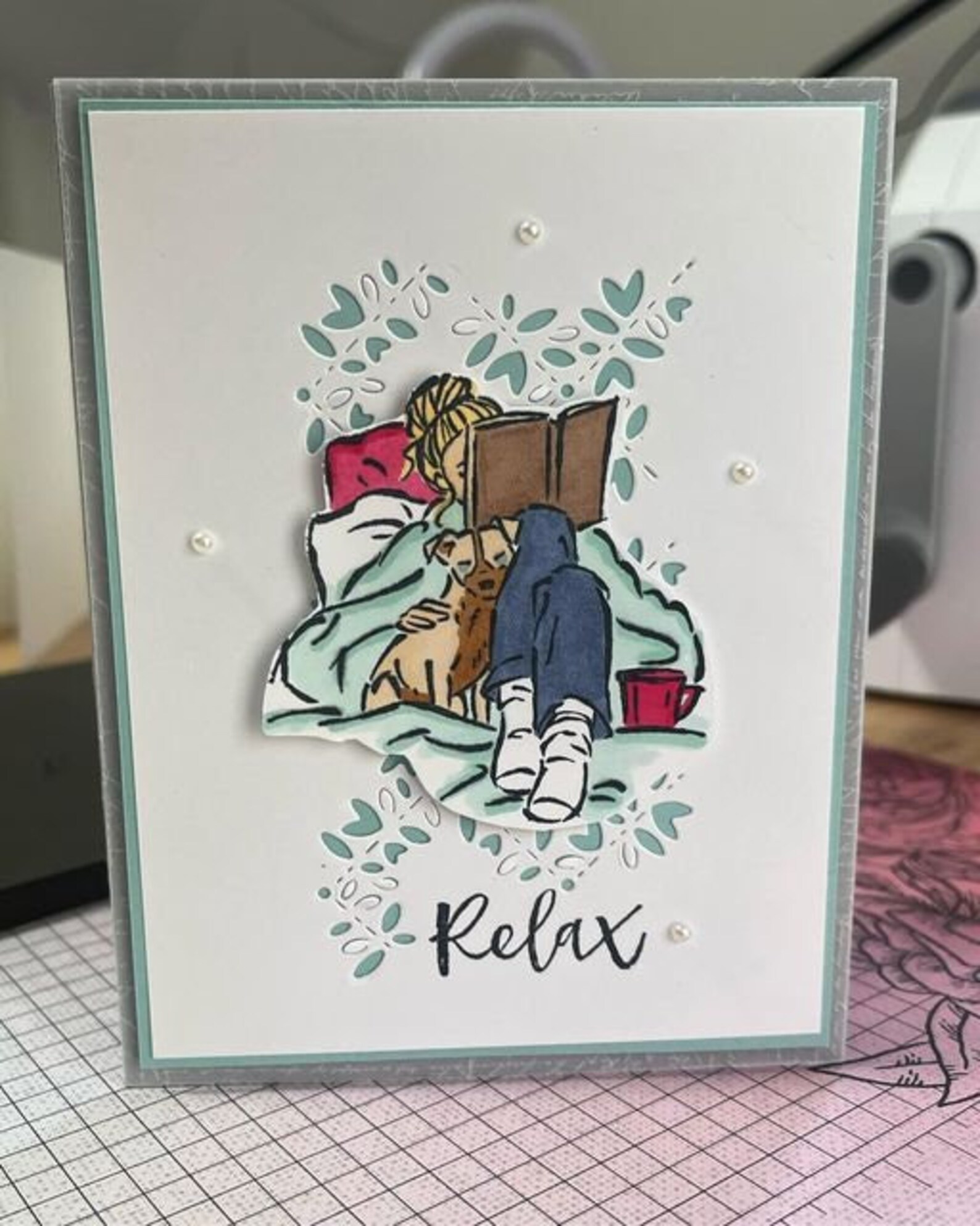 Relax Card - Etsy