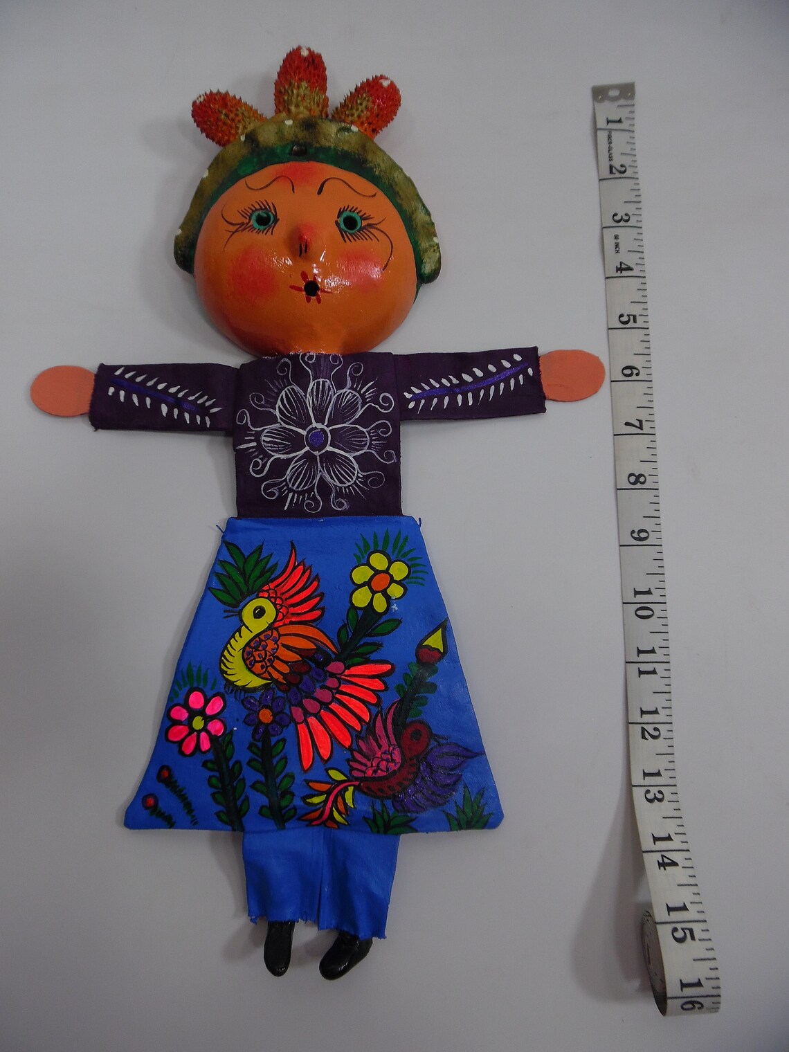 Coconut Shell MASK WITH Canvas BODY Handmade Hand Painted - Etsy