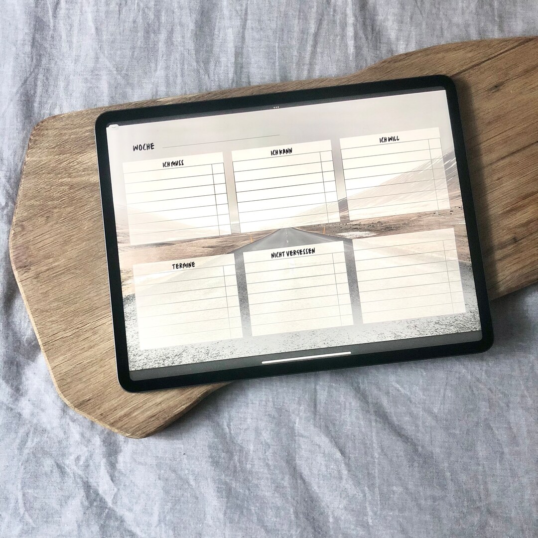 Digital Weekly Schedule Matrix digital Download - Etsy