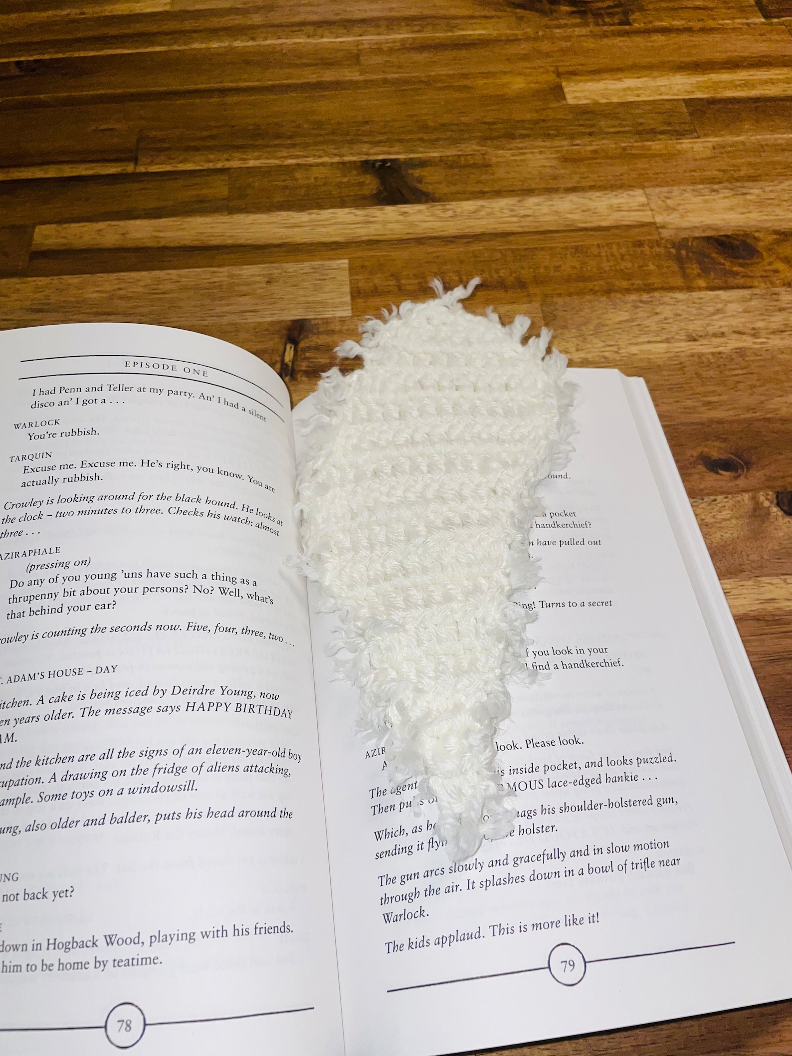 Good Omens Crowley Aziraphale Bookmarks - Etsy