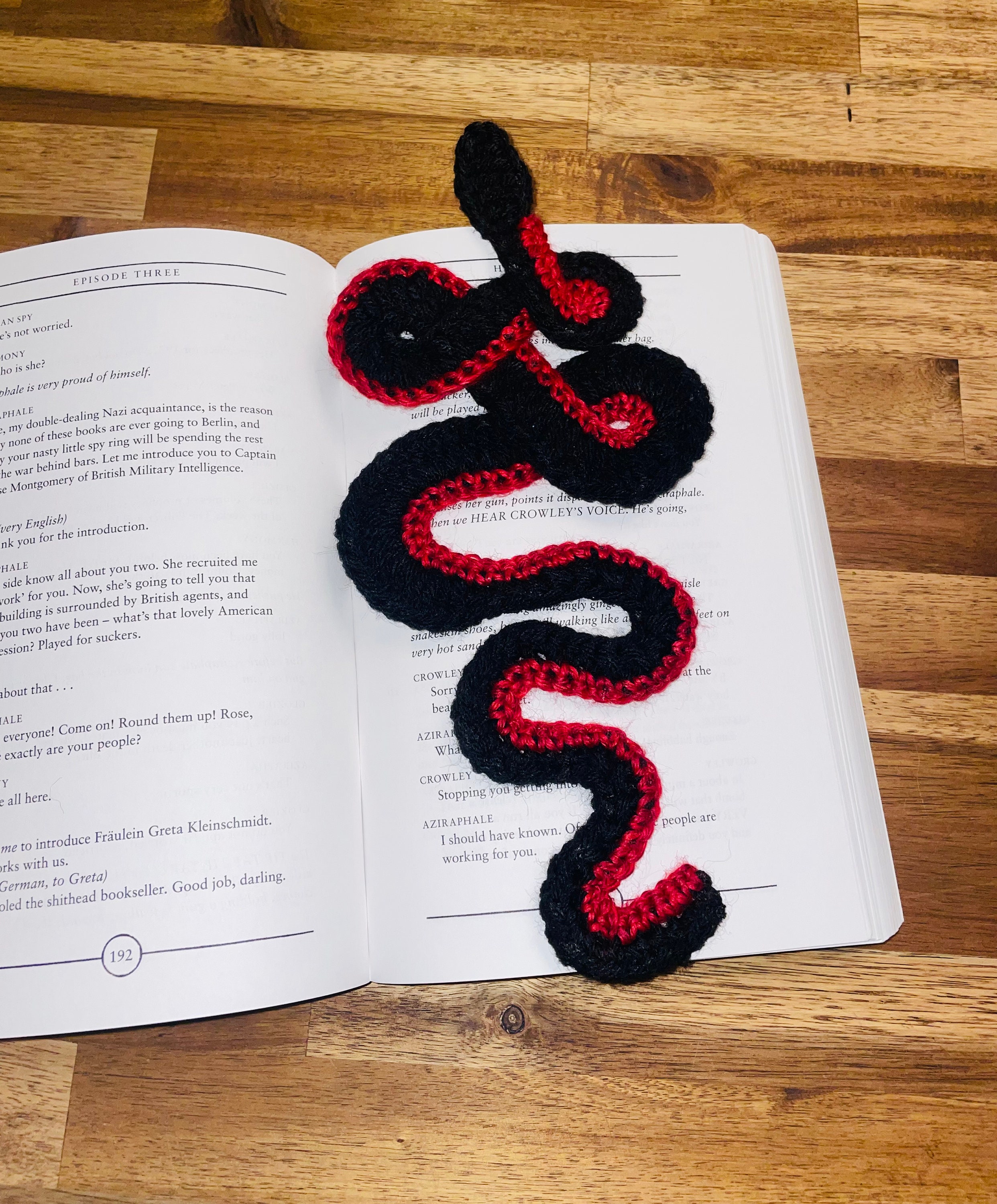 Good Omens Crowley Aziraphale Bookmarks - Etsy