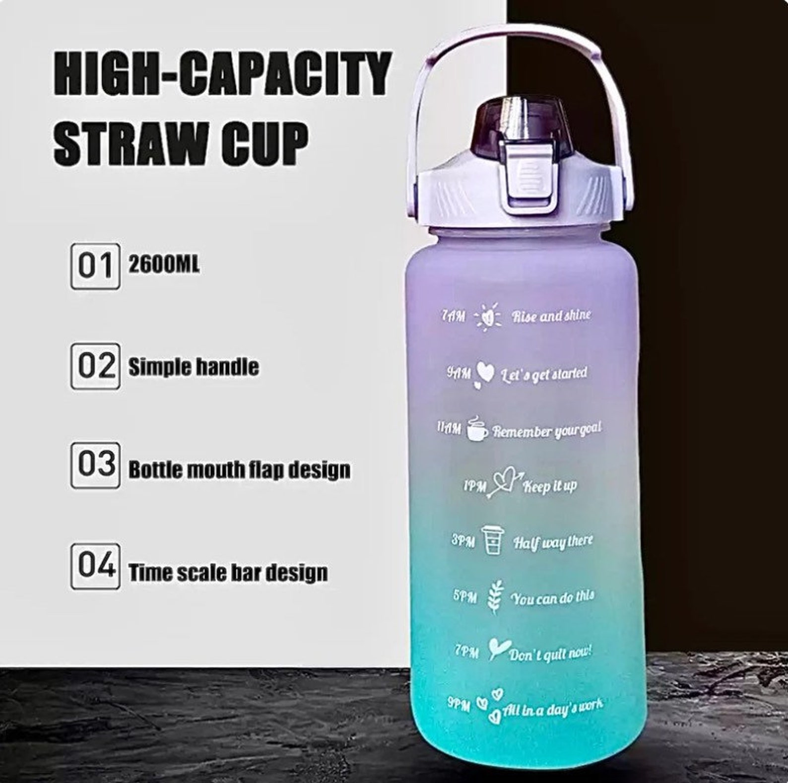 Motivational Water Bottles. Water Bottles to Motívate Your and - Etsy