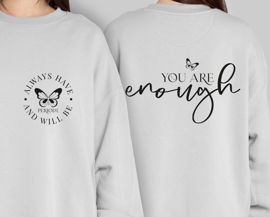 You Are Enough SVG PNG, Self Love Svg, Motivational Svg, Inspirational ...