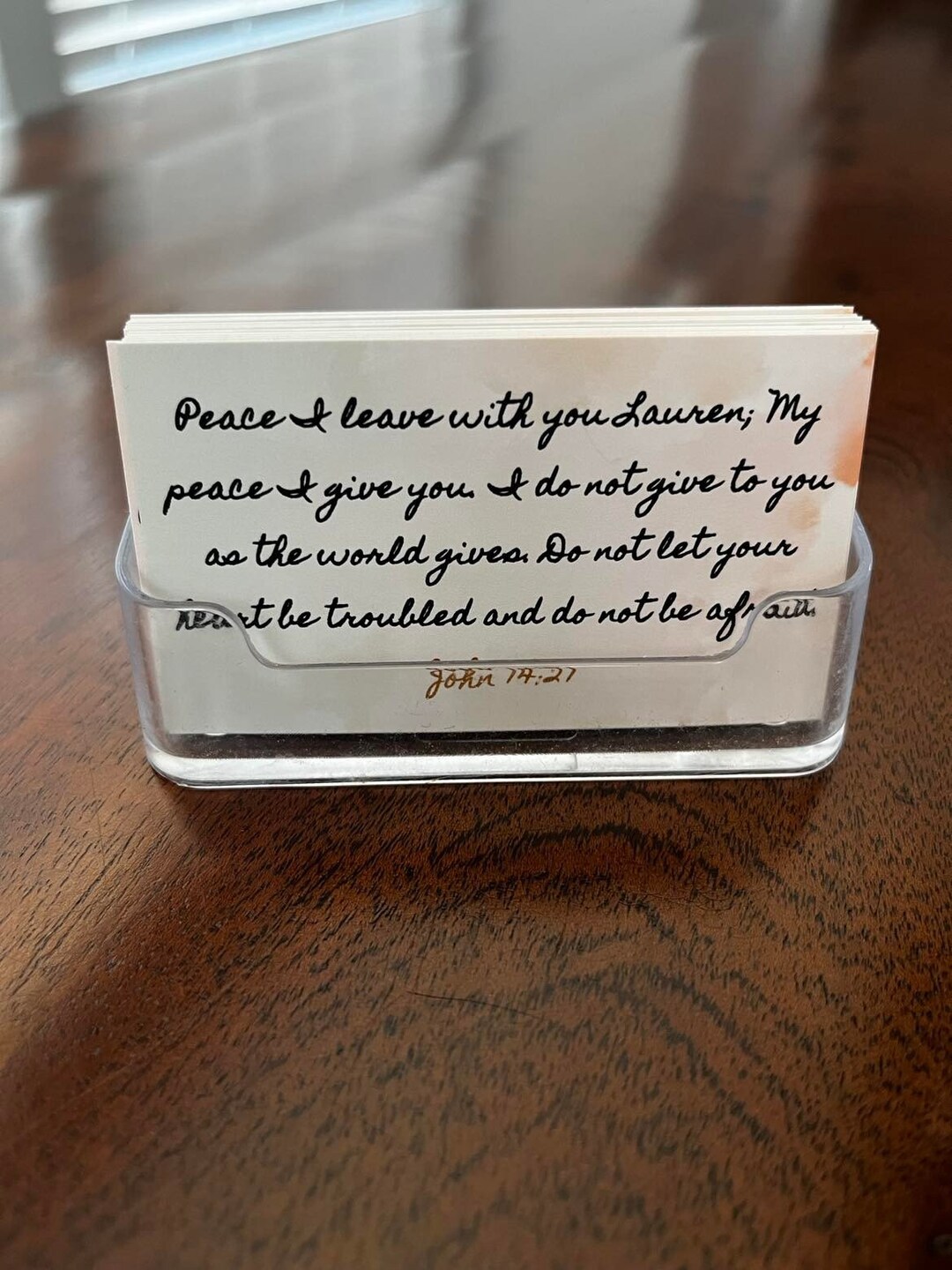 Personalized Scripture Cards - Etsy