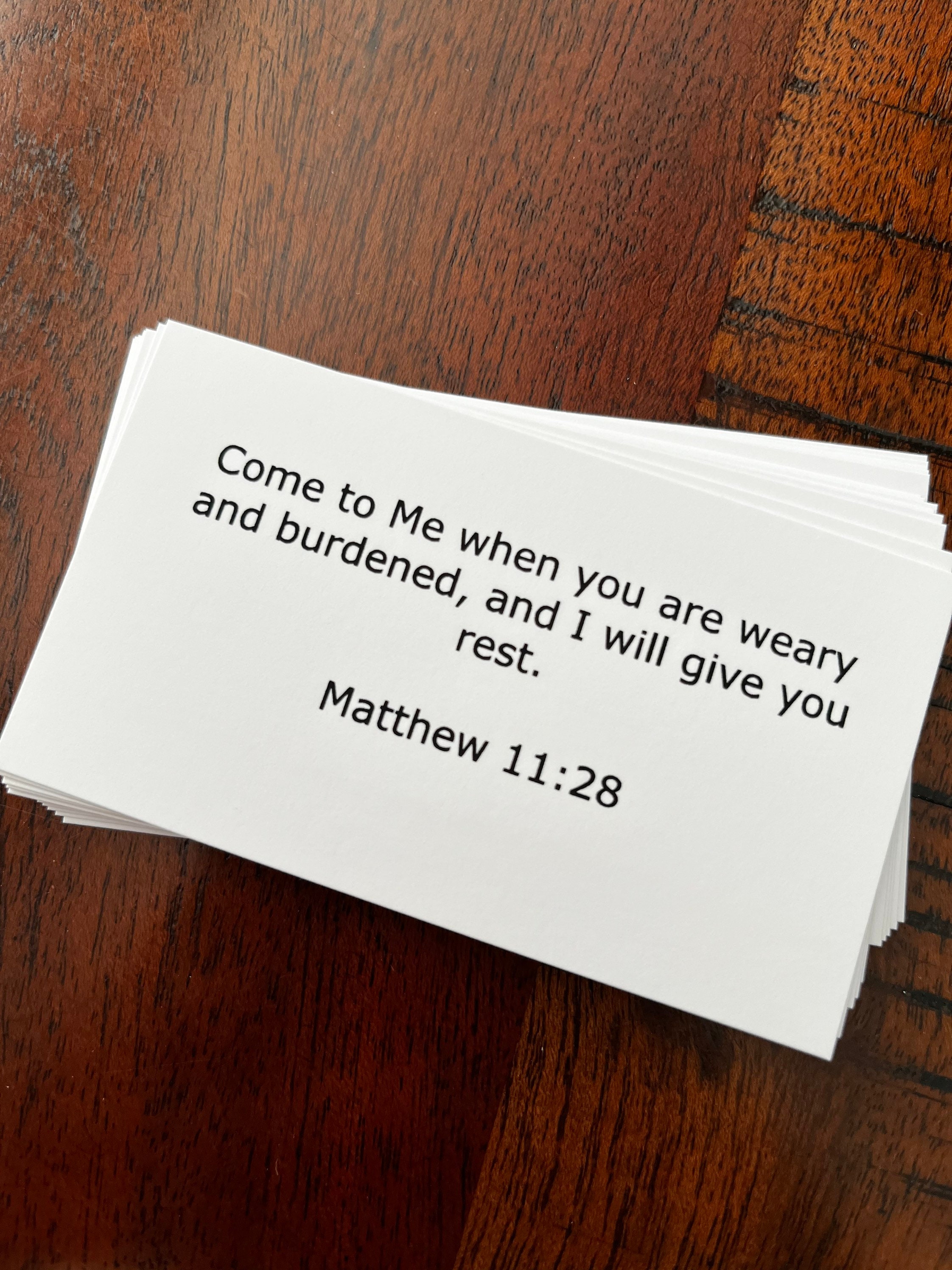 Personalized Scripture Cards - Etsy