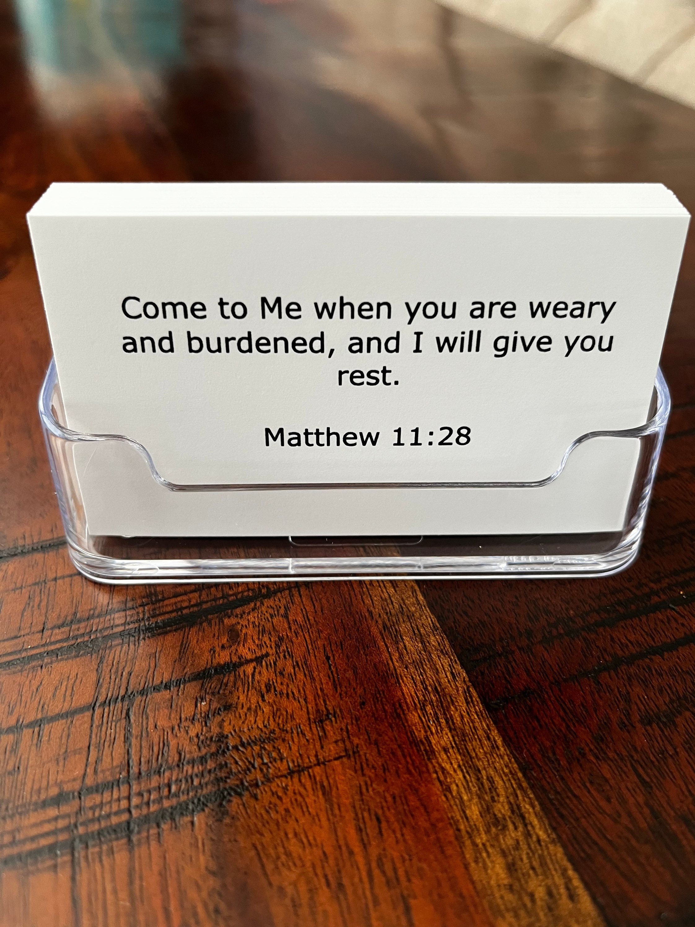 Personalized Scripture Cards - Etsy