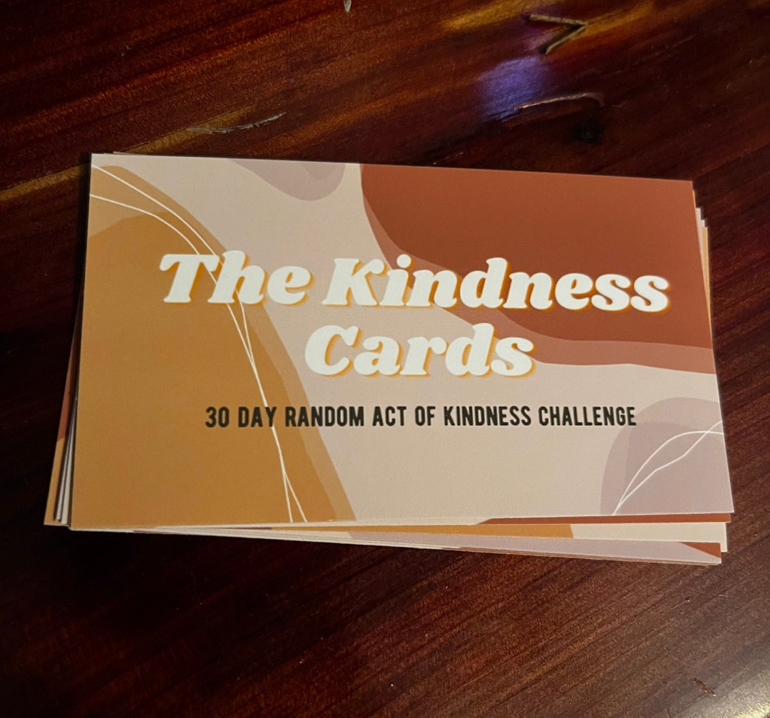 Kindness Card Challenge - Etsy