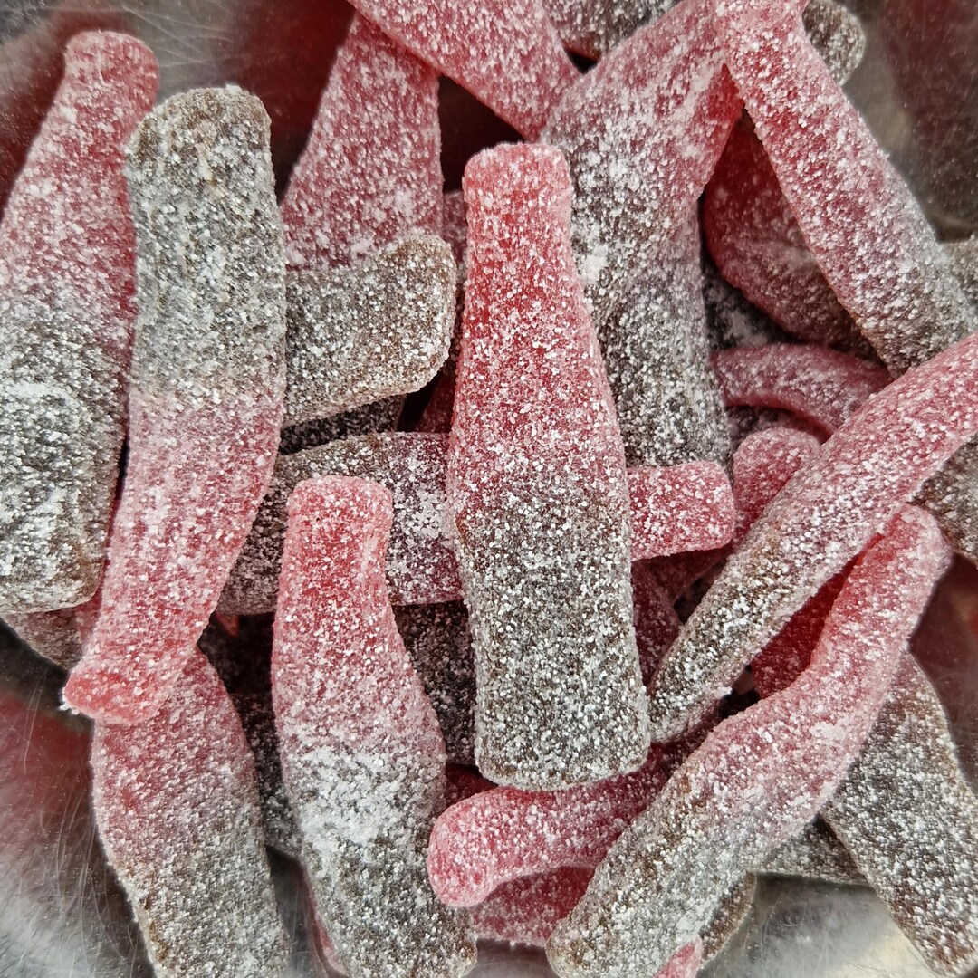 Jumbo Fizzy Cherry Cola Bottles - Cola Sweets - Pick N Mix Sweets ...