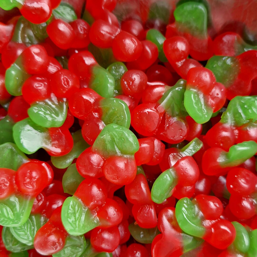 Twin Cherries - Cherry Sweets - Gummy Sweets - Pick N Mix - Red Sweets ...