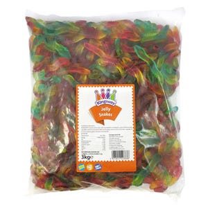 Jelly Snakes - Gummy Snakes - Non Fizzy Sweets - Animal Sweets - 1kg ...