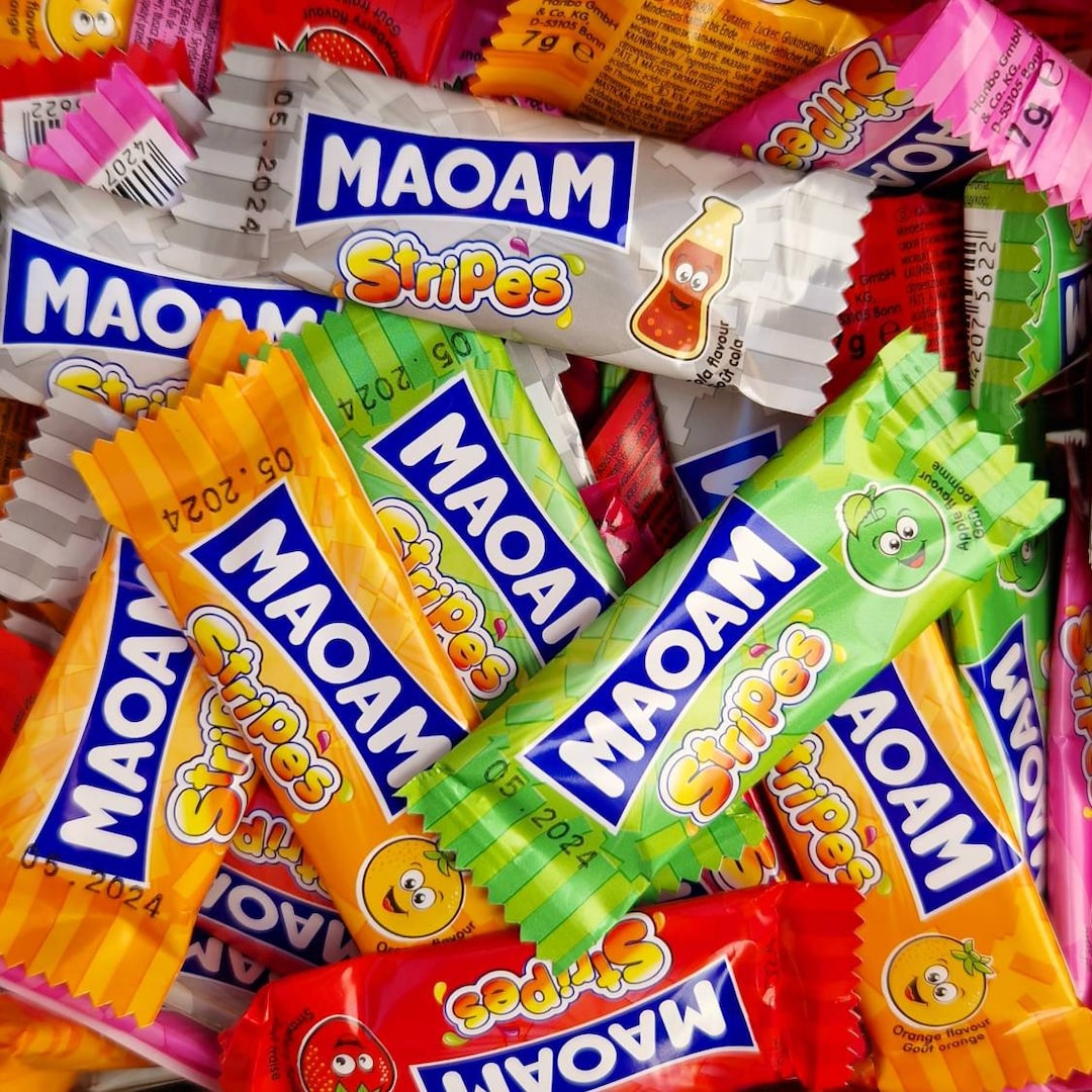 Maoam Stripes Maoam Sweets Chewy Sweets Maoam Sweet Gift - Etsy