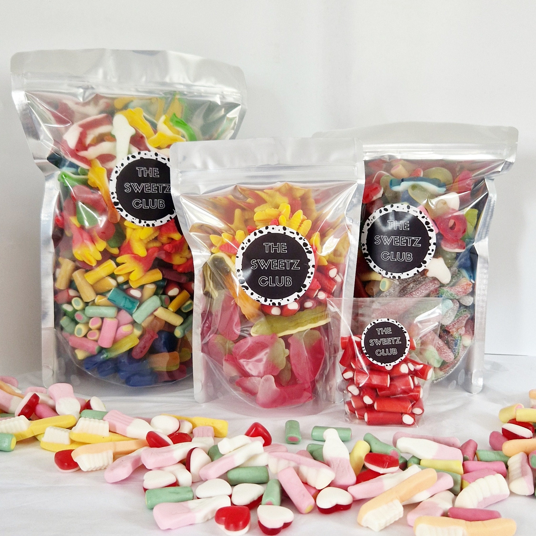 Fizzy Rainbow Belt Bites - Belt Sweets - Fizzy Sweets - 1kg Pick N Mix ...