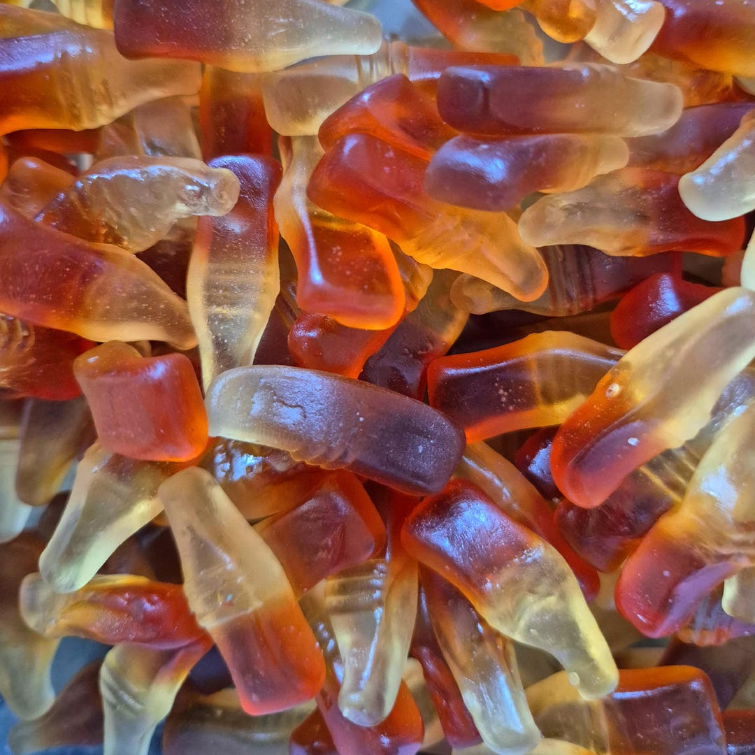 Cola Bottle Sweets - Gummy Cola Bottles - Cola Sweets - Cola Gift ...
