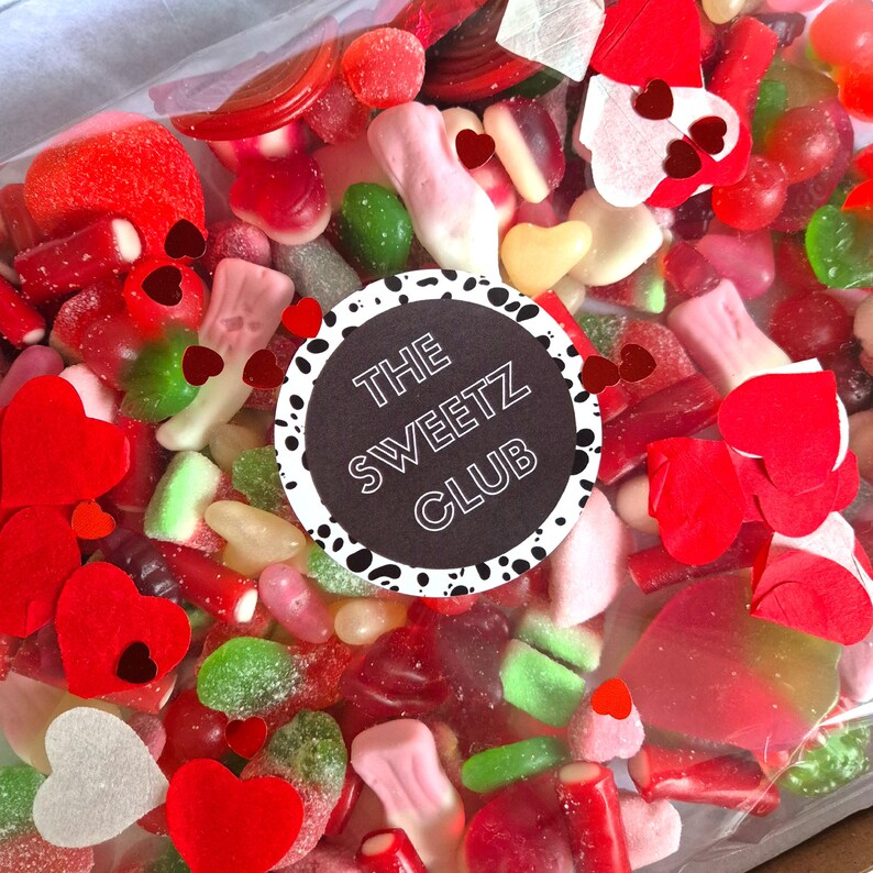 PERSONALISED Valentines Sweet Box - Valentines Day Sweet Gift ...