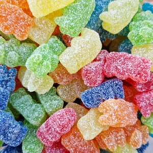 Sour Teddy Bear Goldbears Vegan Sweets Fizzy Sour Sweets Rainbow Sweets ...