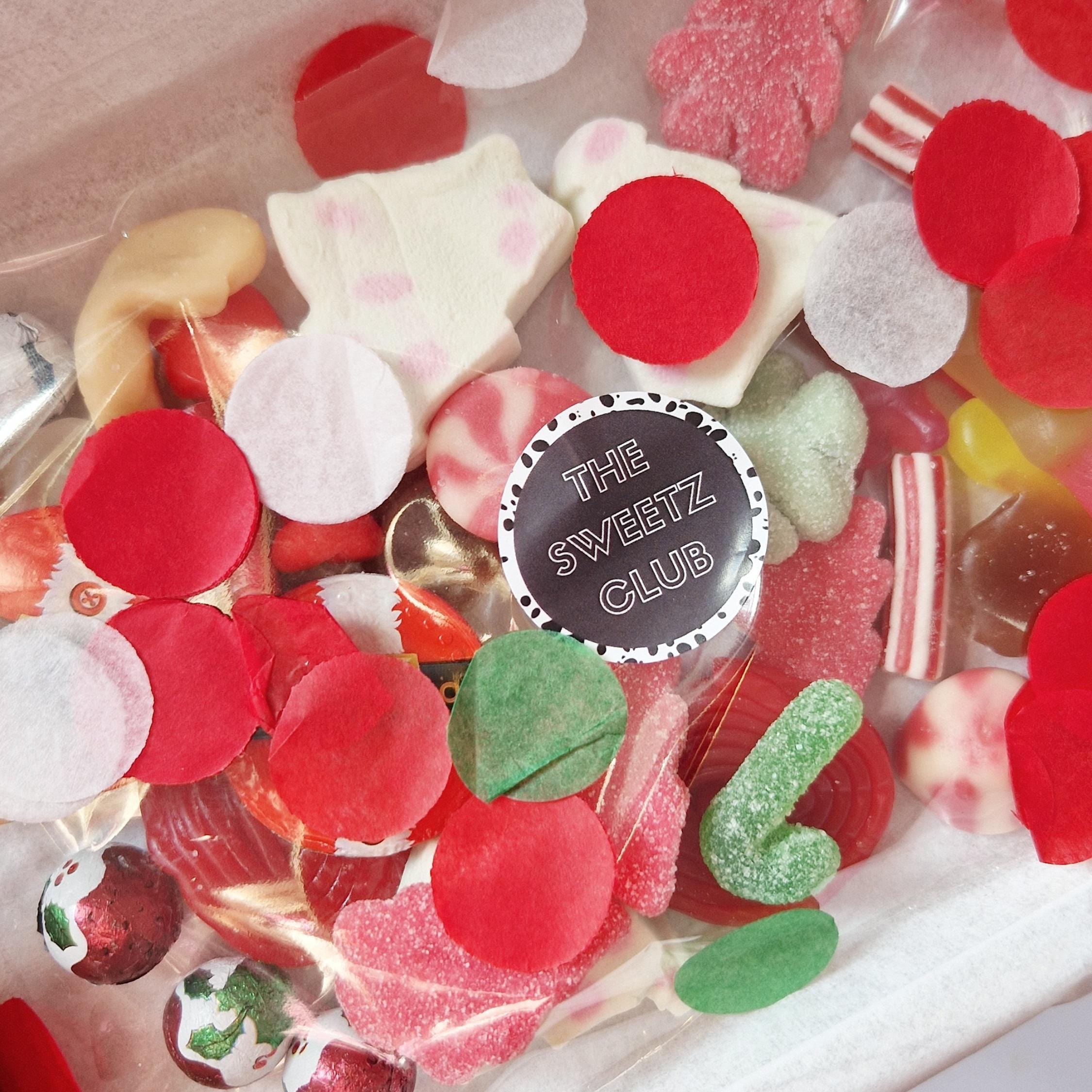 Personalised Christmas Sweet Box - Sweet Hamper - Christmas Treat Box ...