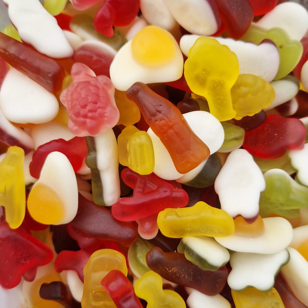 100g Assorted Gummy Mix Gummy Pick N Mix Sweet Pouch Sweet Birthday ...