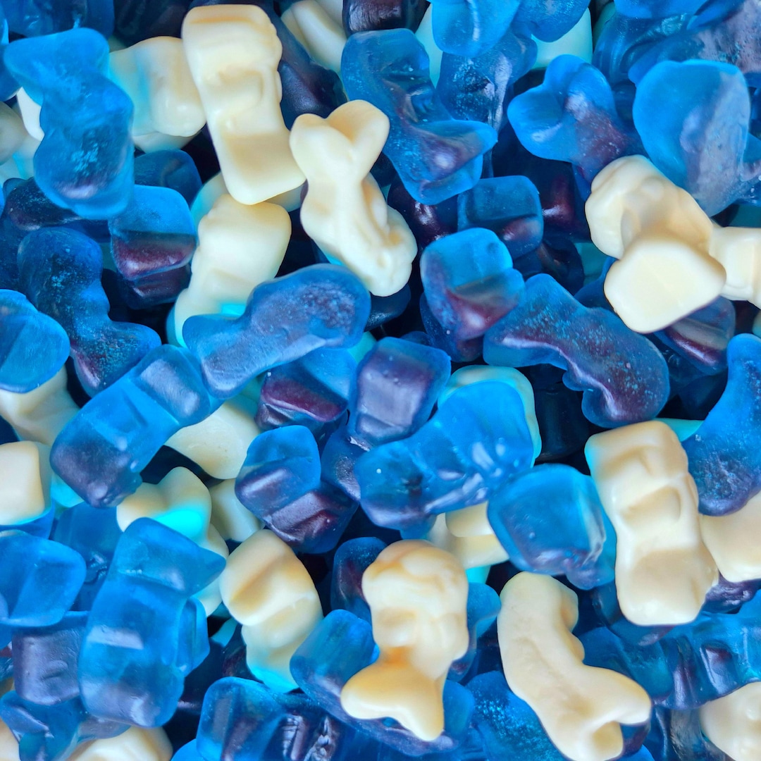 Baby Dolphins - Dolphin Sweets - Blue and White Dolphins - Gummy Sweets ...