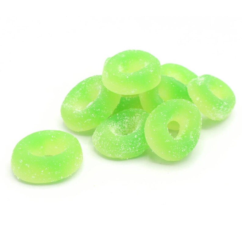 Apple Rings - Apple Sweets - Fizzy Sweets - Green Sweets - Vegan Sweets ...