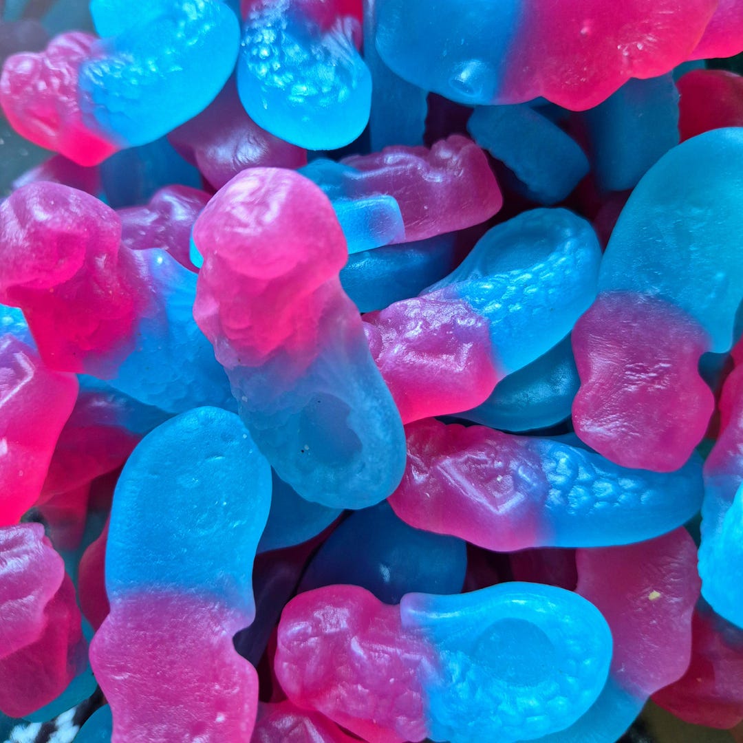 Bubblegum Mermaid Sweets - Blue Sweet - Gummy Sweets - Vegan Sweets ...