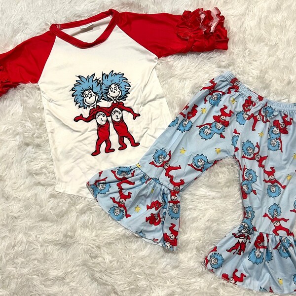Thing 1 Thing 2 Set - Etsy